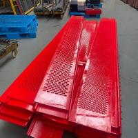 China Flip-Flop Mesh Polyurethane Screen Panel with 1m Width 45 Shore Hardness for Sticky Slurry Processing for sale