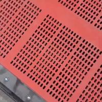 China 1.25m Rubber Screen Mat 8mm Thickness for Ore Processing for sale