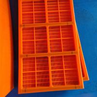 China WS 85 Modular Polyurethane Screen 600x600mm for Coal Mine Tailings for sale