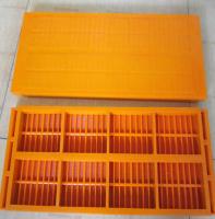 China Polyurethane screen mat pu screen panel for sand dewatering and recycle for sale