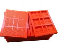 China PU Modular and Sleve Panel polyurethane screen mat for dewatering screen deck for sale