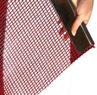 China Polyurethane coated Vibrating Screen Mesh Self Cleaning Steel Core Polyurethane Screen for sale