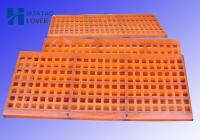 China Yellow modular 40mm thickness PU Screen Mat for Stone Screening for sale