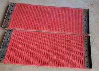 China Self Cleaning Vibrating Rubber Screen Panel 8mm Thickness Round Hole for sale