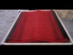 2.5mm PU CoatedTufflex Screen Mining Panel With 5mm Square Apertures