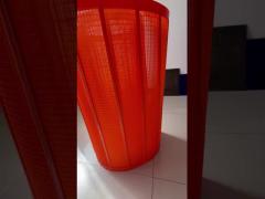 5 Layer Stack Sizer Vibrating Polyweb Urethane Screens For Material Separation‌ In Orange Color