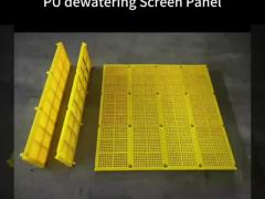 MDI WS85 Polyurethane Screen High Wear Resistance Flexible PU Screen Panel For Mining Vibrating Screen Separation