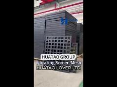 25*6mm Mesto Reliable Rubber Screening Sieve Mesh Panels For Mining Use Vibrating Screens