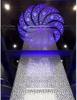 China Thickened Gold Elevator Stainless Steel Sheet Door Fireproof Durable for sale