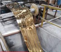 China Cold Rolled SS Gold Mirror Sheet for sale