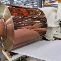 China Cold Rolled SS Gold Mirror Sheet for sale