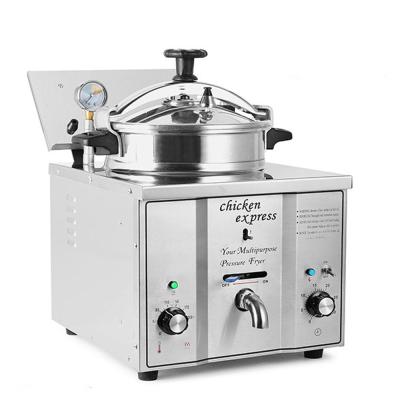 Cina Friggitrice elettrica di pressione di Broaster, friggitrice commerciale 3KW 220V di pressione di piano d'appoggio in vendita