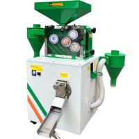 Quality 3 rubber roller 150kg per hour brown polish rice mill for sale