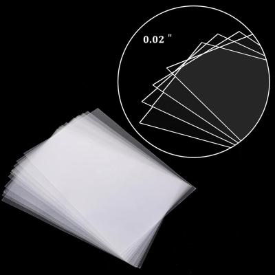 China Thermoforming Plastic Sheet A2 A3 A4 Size PET Sheet 0.5mm Thickness Die Cutting Custom PETG Sheets for Crafts Picture Frames for sale