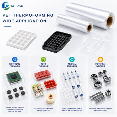 China Custom Clear Blister Packaging Blister Thermoforming Large Thin Blister Tray Box for sale