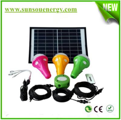 China Smart solar solar home lighting system with remote controller, solar lighting kits with cheap price for hot sale for sale