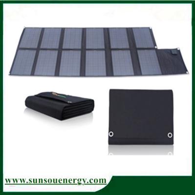 China High Eff. 120w foldable solar panel, portable solar panel charger kits for digital products, car battery etc for sale