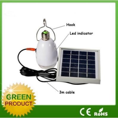 China 2W / 6V DC solar power camping led light, 5700-6500K cool white solar led light with B22/E27 light base for hot sale for sale