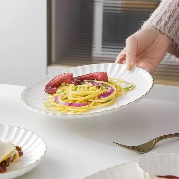 Quality Ceramic tableware bone dinnerware crafted from natural materials with bright for sale