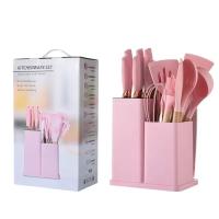 China High-quality 19-piece silicone kitchenware set for home use for sale