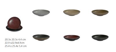 China Melamine Tableware Durable Deep disc BPA Free Food Grade Plates Bowls and Utensils Suitable for Food Service Industry for sale