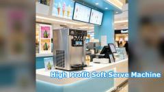 Commercial Soft Serve Ice Cream Machine for Snack Shops