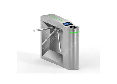 China Full Automatic Tripod Turnstile Security Systems, Biometric Drop Arm Barrier Turnstiles for sale