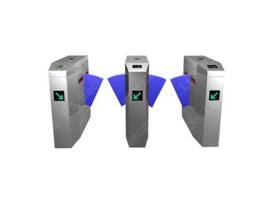 中国 アクセス管理システムが付いている RFID 304 のステンレス鋼の折り返しの障壁のゲート 販売のため