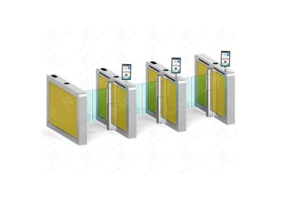 Cina Portone di oscillazione del supermercato di biometria, sistema esile del cancello girevole del braccio di vetro per la palestra in vendita