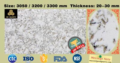 China JW-6819 Winter Path-Artificial Quartz Stone Slab of High Quality for sale