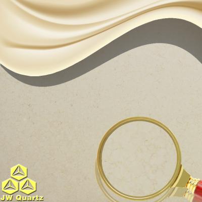 China JW-5201 Peach Beige-Nontoxic Beige Engineered Quartz stone slab for sale