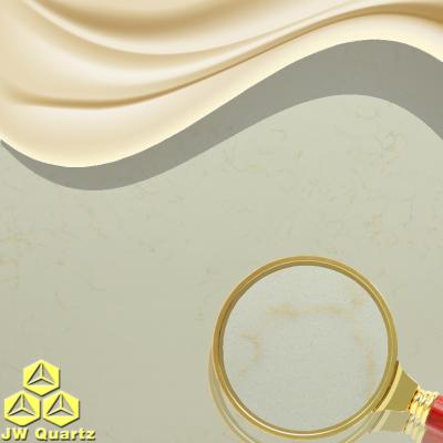China JW-5215 Sweet Dream-High End Beige color Quartz Stone Slab for Countertop for sale