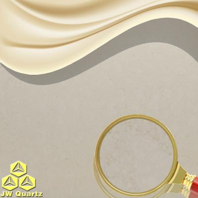 China JW-5221 Pasta Beige-Artificial Quartz Stone Slab for Countertop for sale