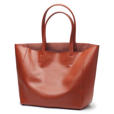 Cina Le signore di frontiera casuali mettono Tote Bag Customized sulle spalle di cuoio in vendita