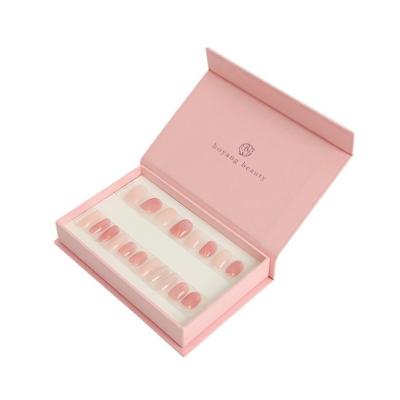 China Luxury Custom Logo Printed Paper Empty Cosmetic Nail Polish Gel Nail Care Bottle Box for sale