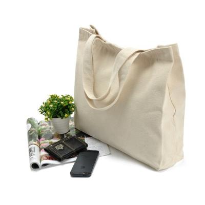 Cina Sacchetti della spesa in bianco riutilizzabili di Tote Bag Women Foldable Cotton della tela in vendita