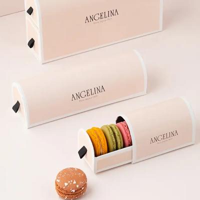 Cina Abitudine del cartone del contenitore di regalo di Macaron di Natale dei biscotti in vendita