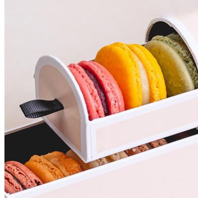 Cina Abitudine del cartone del contenitore di regalo di Macaron di Natale dei biscotti in vendita