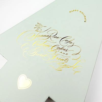 Cina Contenitore di imballaggio di carta rigido del cartone del regalo di Natale che stampa logo in vendita
