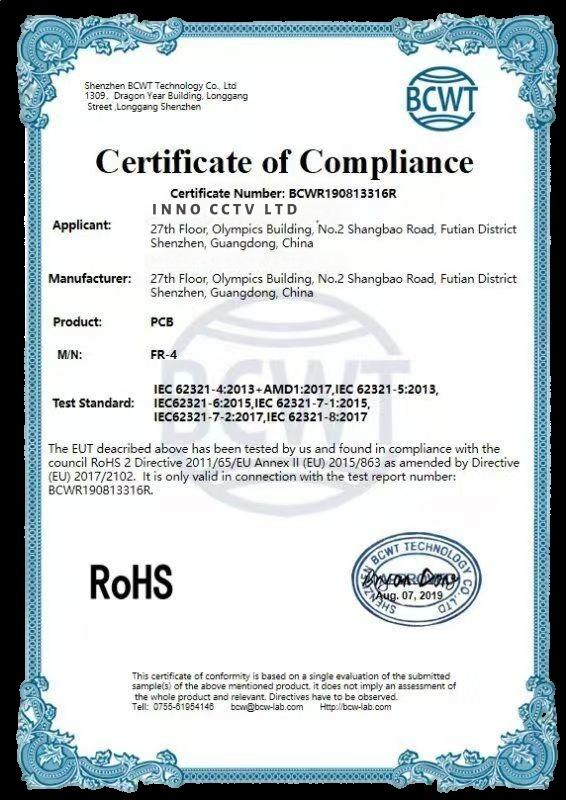 ROHS - Inno CCTV Camera Ltd