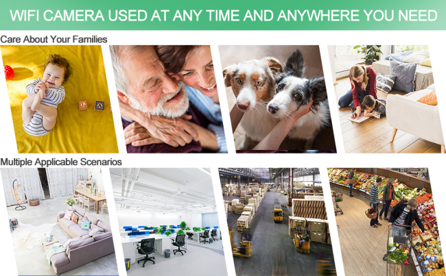 Smart WIFI Smoke Detector Hidden Camera