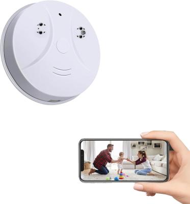 中国 Wifi Smoke Detector Hidden Camera , Smoke Detector Spy Camera With Night Vision 販売のため
