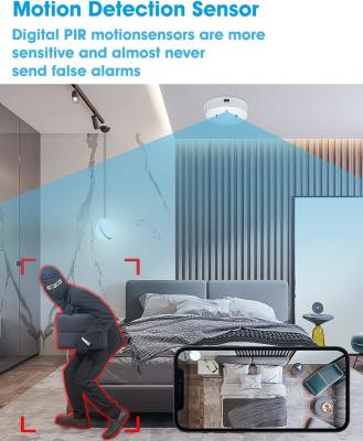 China Wifi Smoke Detector Hidden Camera , Smoke Detector Spy Camera With Night Vision for sale