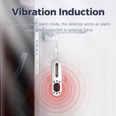 China White Hidden Spy Camera Detector Device , Plastic Portable Security Camera Detector for sale