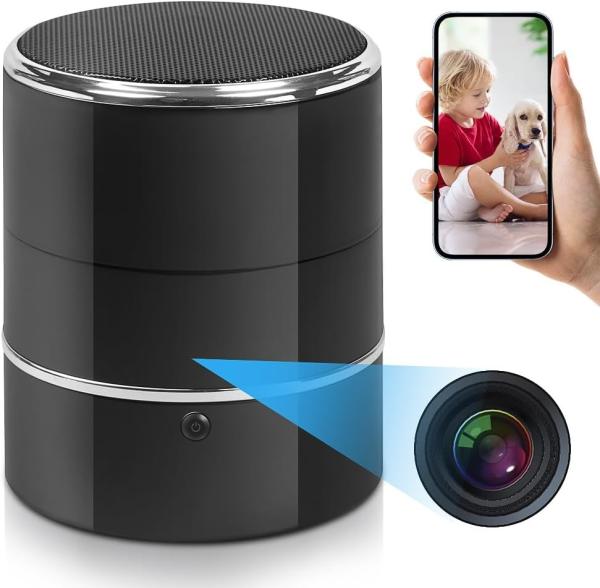 Quality Office Mini Spy Camera 1080P Wifi Bluetooth Speaker Hidden Camera for sale