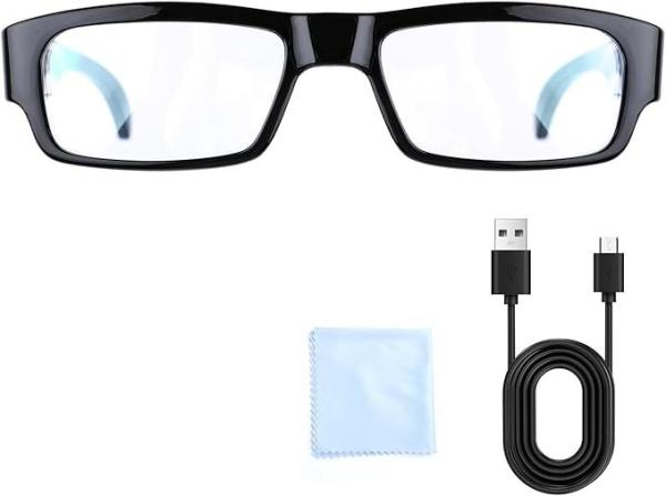 Quality Inddor / Outdoor Mini Spy Camera 1080P Eyeglass Hidden Camera for sale