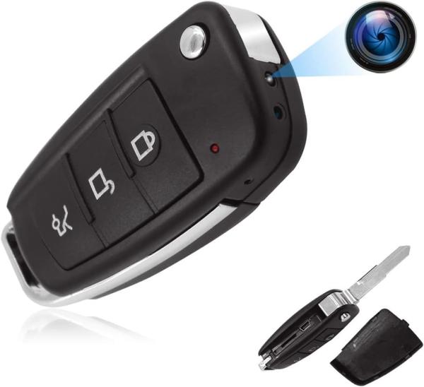 Quality Indoor Mini Hidden Camera HD Car Key Fob Spy Camera 1920*1080P for sale