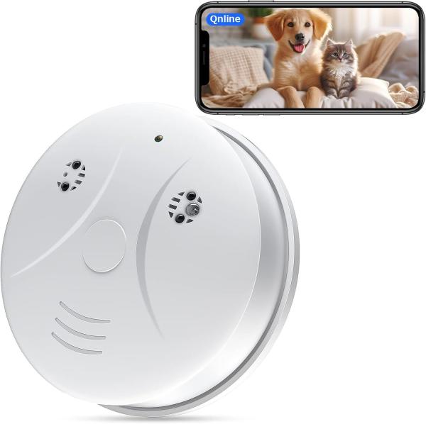 Quality Home Safety Mini Hidden Camera 1080P HD Wifi Smoke Alarm Camera for sale