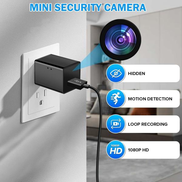 Quality TF Card FHD Mini USB Charger Hidden Camera 4K 2K 1080P Hidden Nanny Camera Wifi for sale