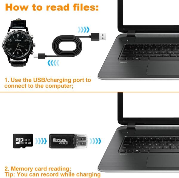 Quality Black Watch Hidden Camera 1080P Spyware Hidden Camera Mini 4.8 Ounces for sale